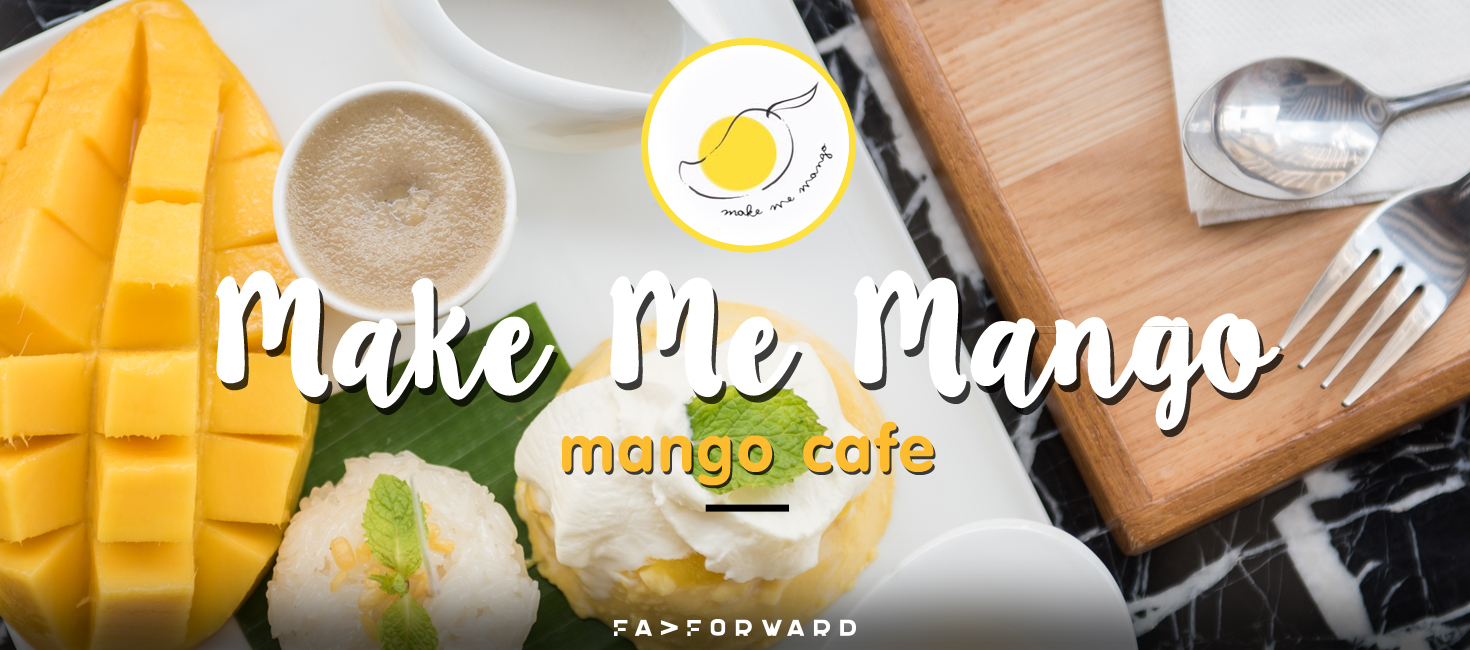 คาเฟ่มะม่วง Make Me Mango คาเฟ่สีเหลืองในย่านท่าเตียน