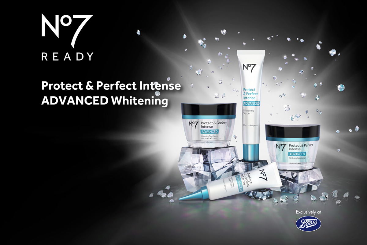 ลดเลือนริ้วรอยพร้อมเผยผิวให้กระจ่างใสไปกับ No7 Whitening Skincare ตัวล่าสุด