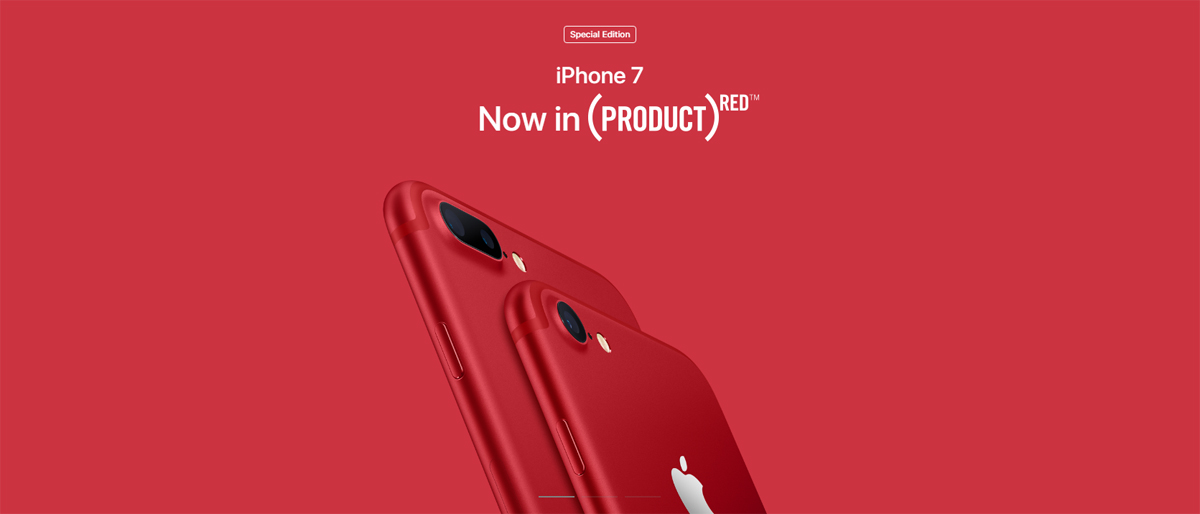 จะถูกจะแพงขอแดงไว้ก่อน!! เปิดตัวแล้ว iPhone 7 RED Special Edition สีแดง ...