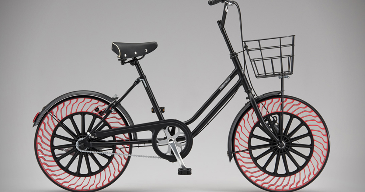 Bridgestone คิดค้นล้อจักรยาน“Air Free” ไม่ต้องสูบลมอีกต่อไป
